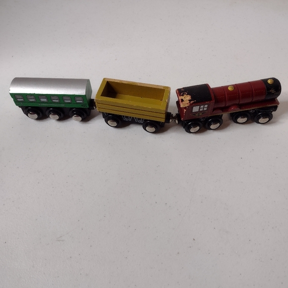 Thomas & Friends | Toys | Lot Of 3 Wooden Railway Train Engines Cars ...